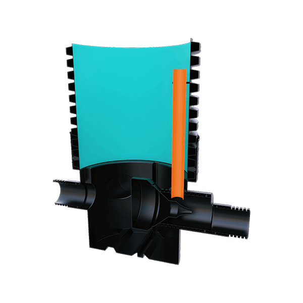 Vortiflo Complete Vortex Flow Control Chamber 1050mm (Including Vortex ...