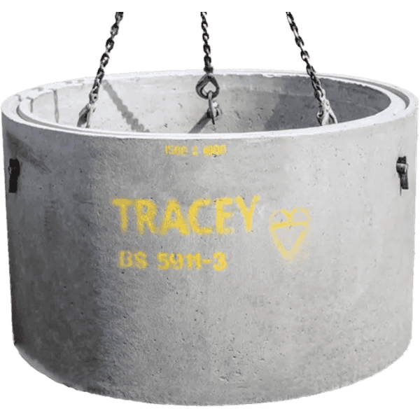 1200mm x 500mm Deep Concrete Manhole Ring with Double Steps - Tracey C ...