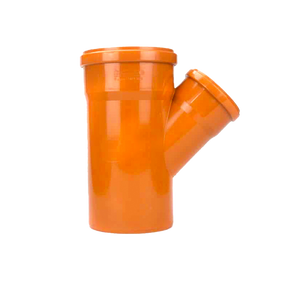 160mm x 110mm Double Socket Unequal Y Junction 45 degree – Cotterill Civils