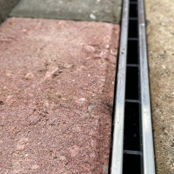 A15 Paving Slot Channel Drain with Stainless Steel Edge - 1m (DekDrain ...