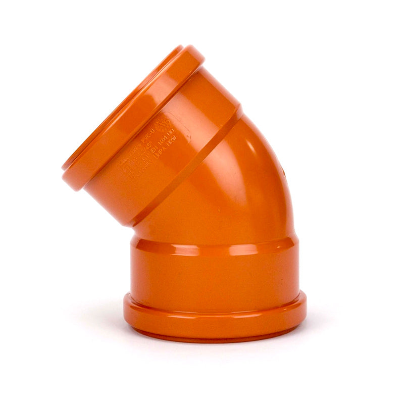 110mm Double Socket Short Radius Bend 30 degree – Cotterill Civils