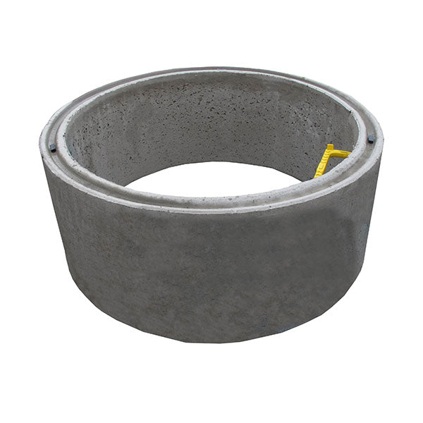 1200mm x 500mm depth Concrete Manhole Ring with Double Step Irons ...